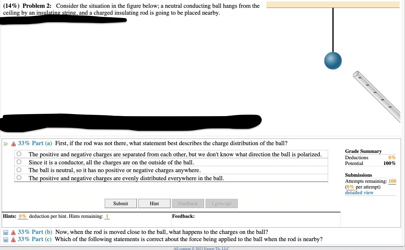 Solved (14\%) Problem 2: Consider the situation in the | Chegg.com