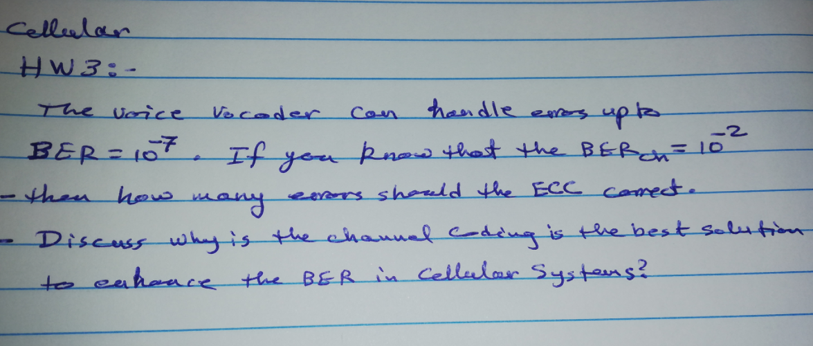 Solved Con -2 10 cellular HW3:- the voice Vocoder handle | Chegg.com