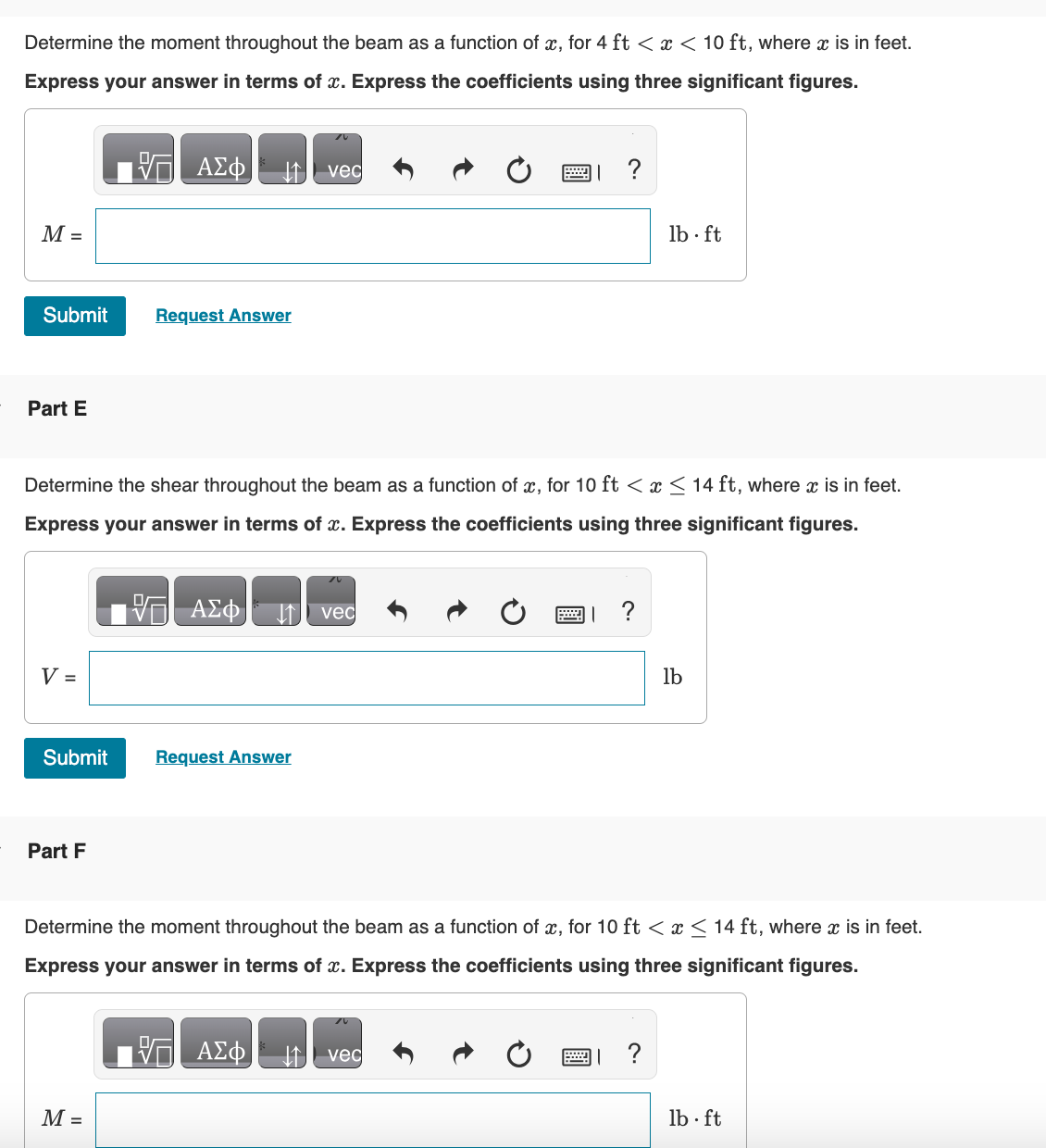 Solved Consider the beam shown in convention. Follow the | Chegg.com