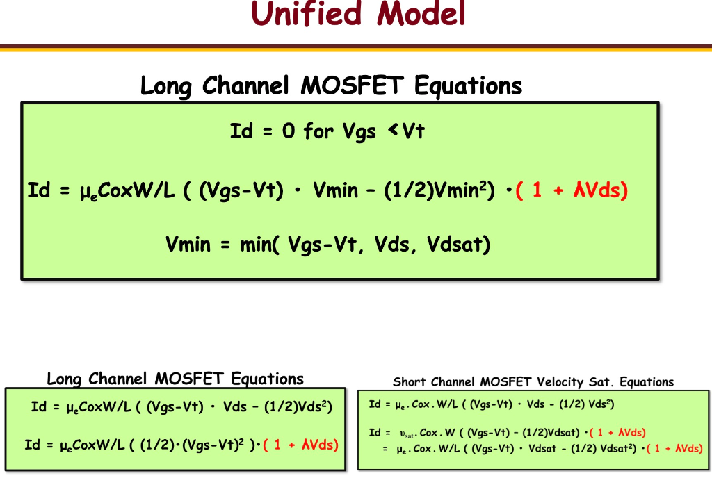 5. (10 Points) For the figure shown below, VDS = VDD | Chegg.com