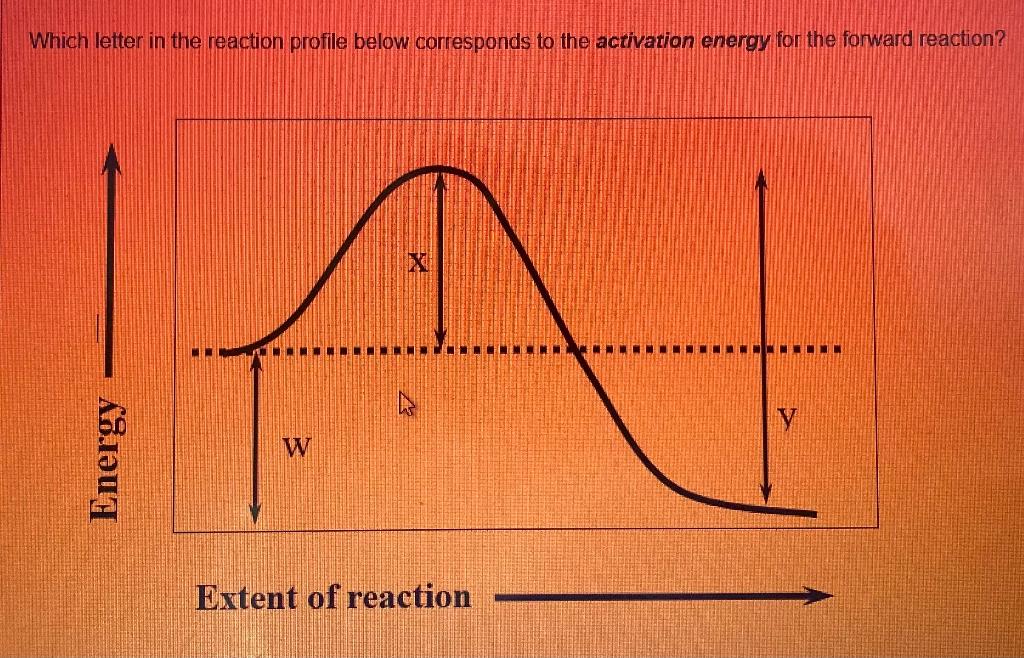 Solved Which letter in the reaction profile below | Chegg.com