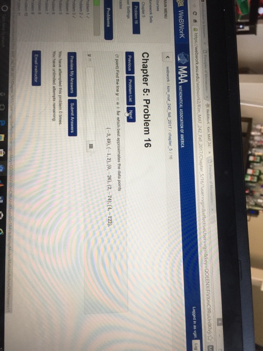 Solved WeBWorK Chapter 5: Problem 16 | Chegg.com Solved WeBWorK Chapter 5: Problem 16 | Chegg.com