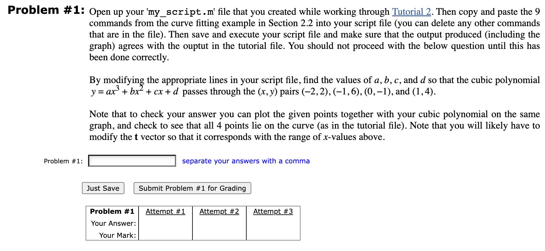 Open up your 'my_script.m' file that you created | Chegg.com