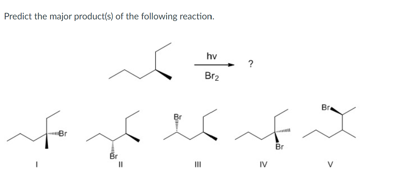 Solved Predict the major product(s) of the following | Chegg.com