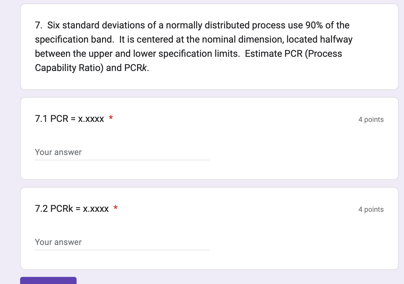 Solved 7. Six standard deviations of a normally distributed | Chegg.com
