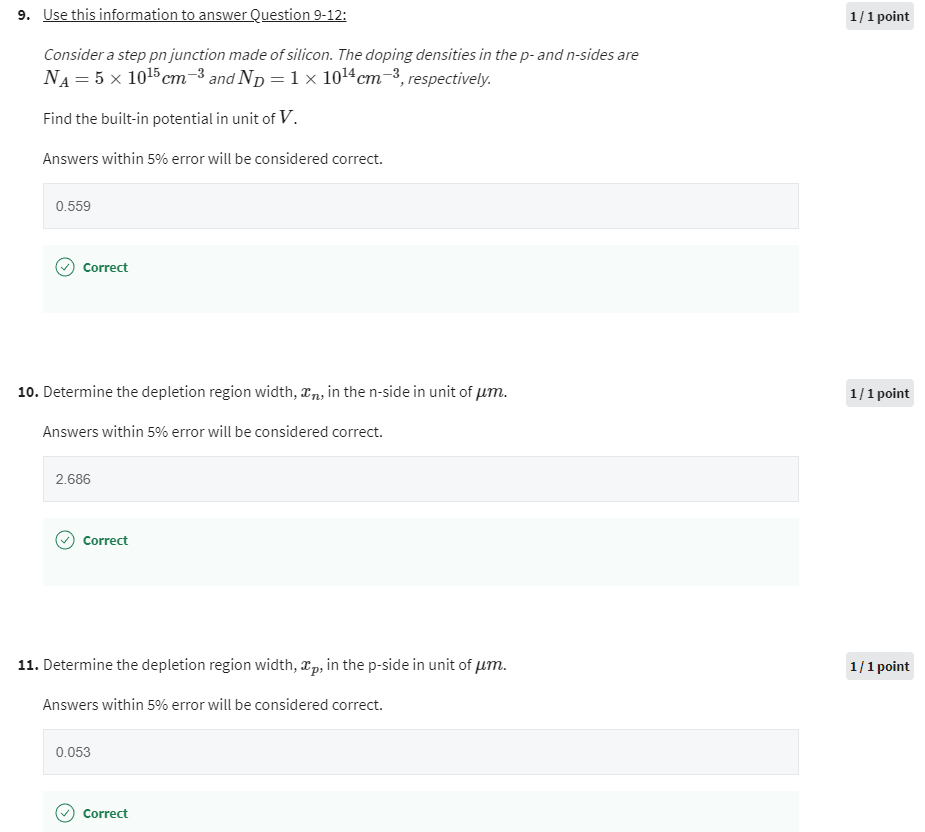 Solved 9. Use this information to answer Question 9-12: | Chegg.com