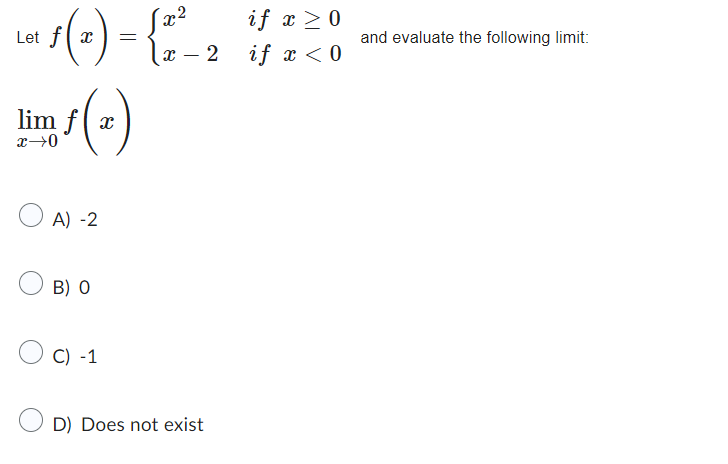 Solved Let f(x)={x2x−2 if x≥0 if x