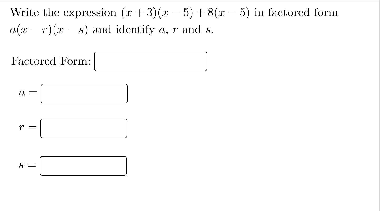 Solved Write the expression 16z2−100 in factored form and | Chegg.com