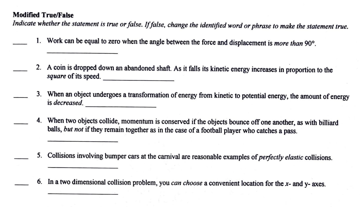 Solved Modified True/False Indicate whether the statement is | Chegg.com