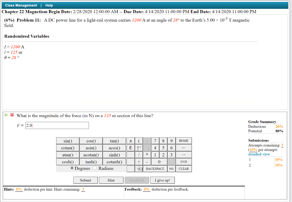 Solved Class Management | Help Chapter 22 Magnetism Begin | Chegg.com