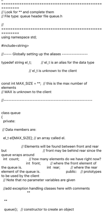 Solved code only needed where theres ** Write a C++ program | Chegg.com