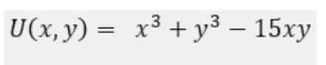 Solved Find the values "x" and "y" to minimize the | Chegg.com