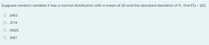 Solved Suppose random variable X has a normal distribution | Chegg.com