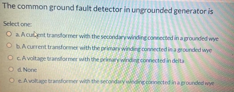 Solved The Instantaneous Overcurrent Relay Used In The