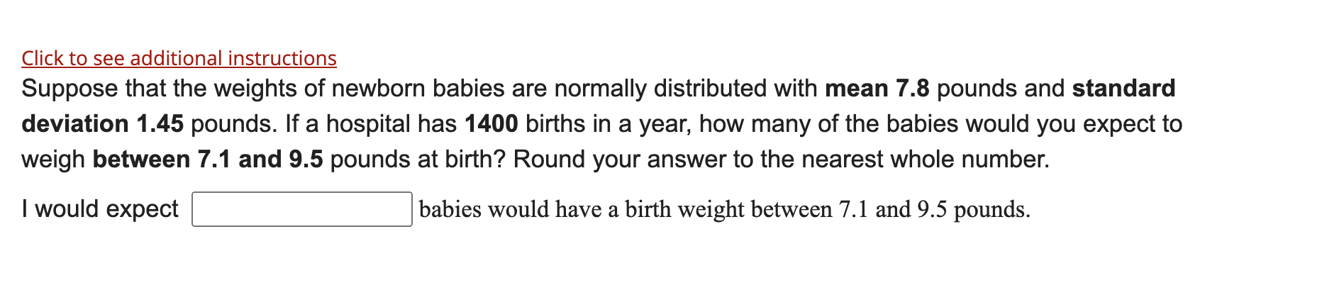 Solved Click to see additional instructions Suppose that the | Chegg.com