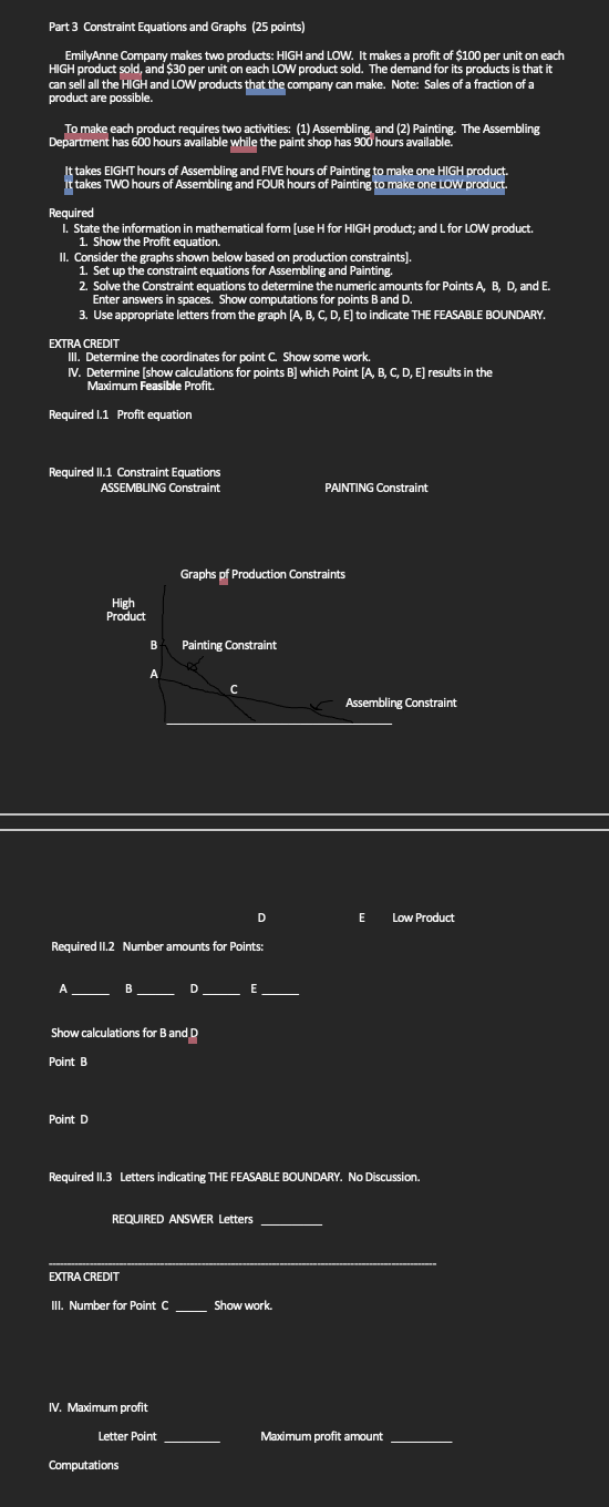 Solved Part 3 Constraint Equations and Graphs ( 25 points) | Chegg.com