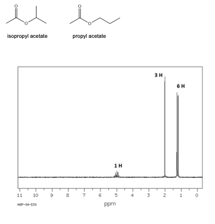 Propyl Acetate Structure