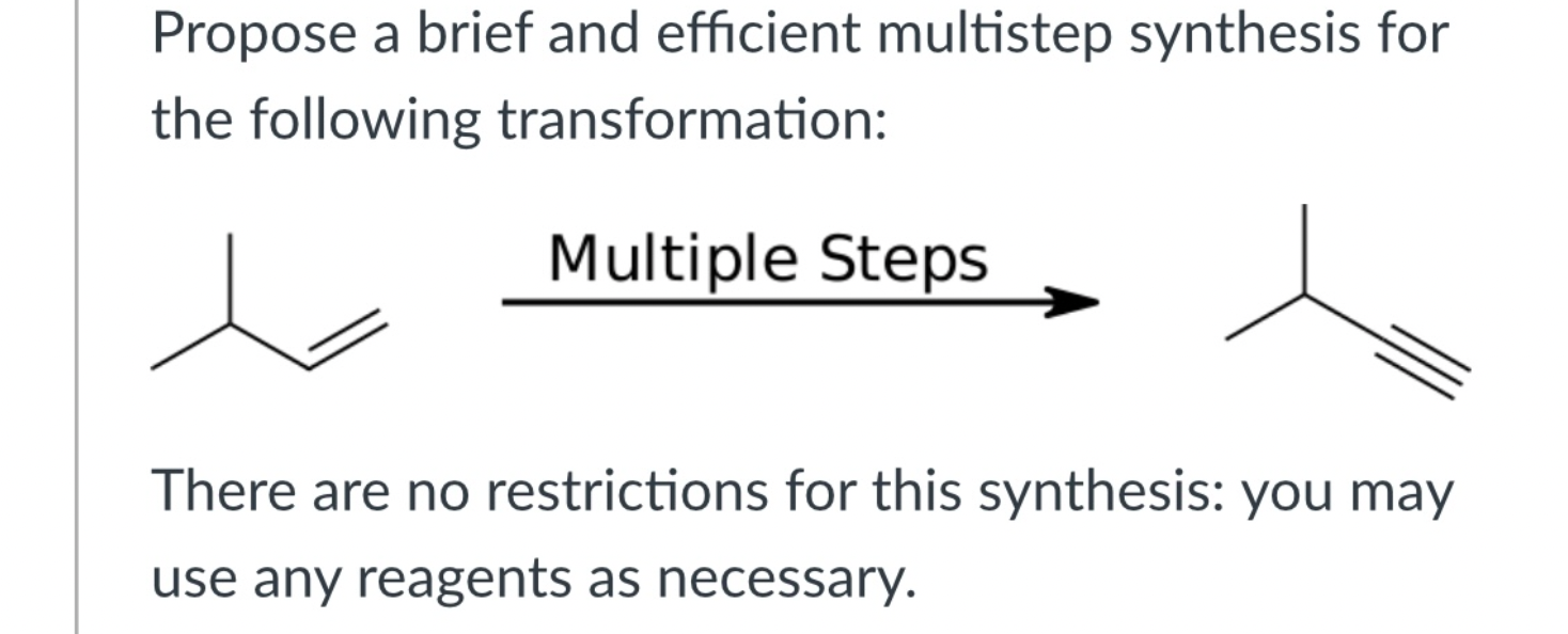 Solved Propose a brief and efficient multistep synthesis for | Chegg.com