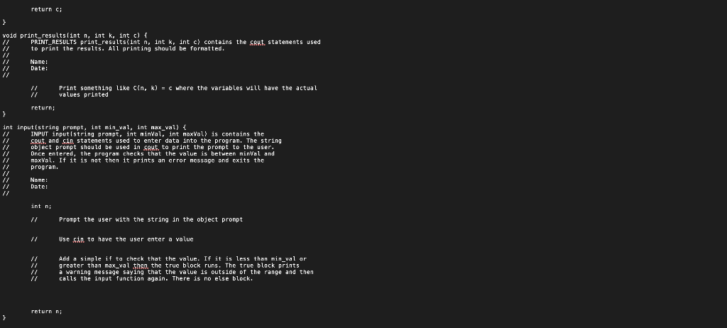 Solved Objective Recursion Project A combination is the | Chegg.com