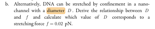 Solved The elastic properties of DNA can be measured in a | Chegg.com
