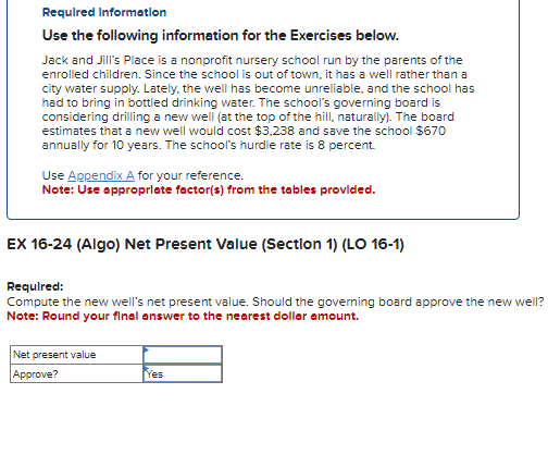 Solved Required Informetion Use the following information | Chegg.com
