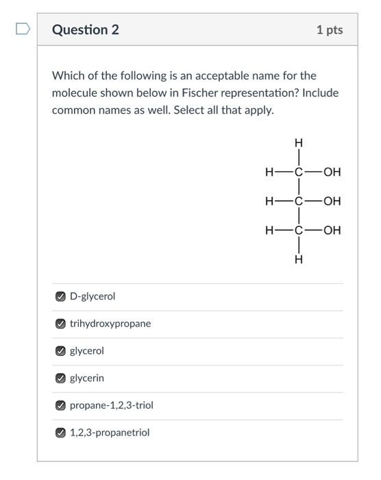Solved DQuestion 2 1 pts Which of the following is an | Chegg.com