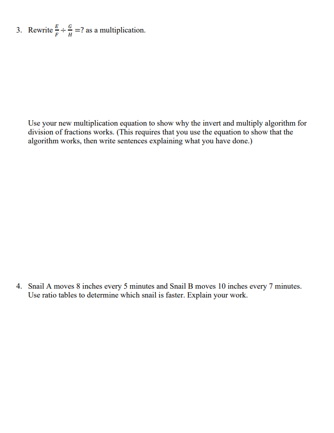 Solved 3. Rewrite * = * =? as a multiplication. Use your new | Chegg.com