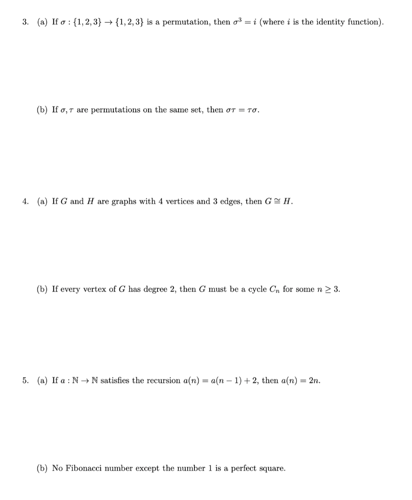 Solved 3. (a) If σ:{1,2,3}→{1,2,3} is a permutation, then | Chegg.com