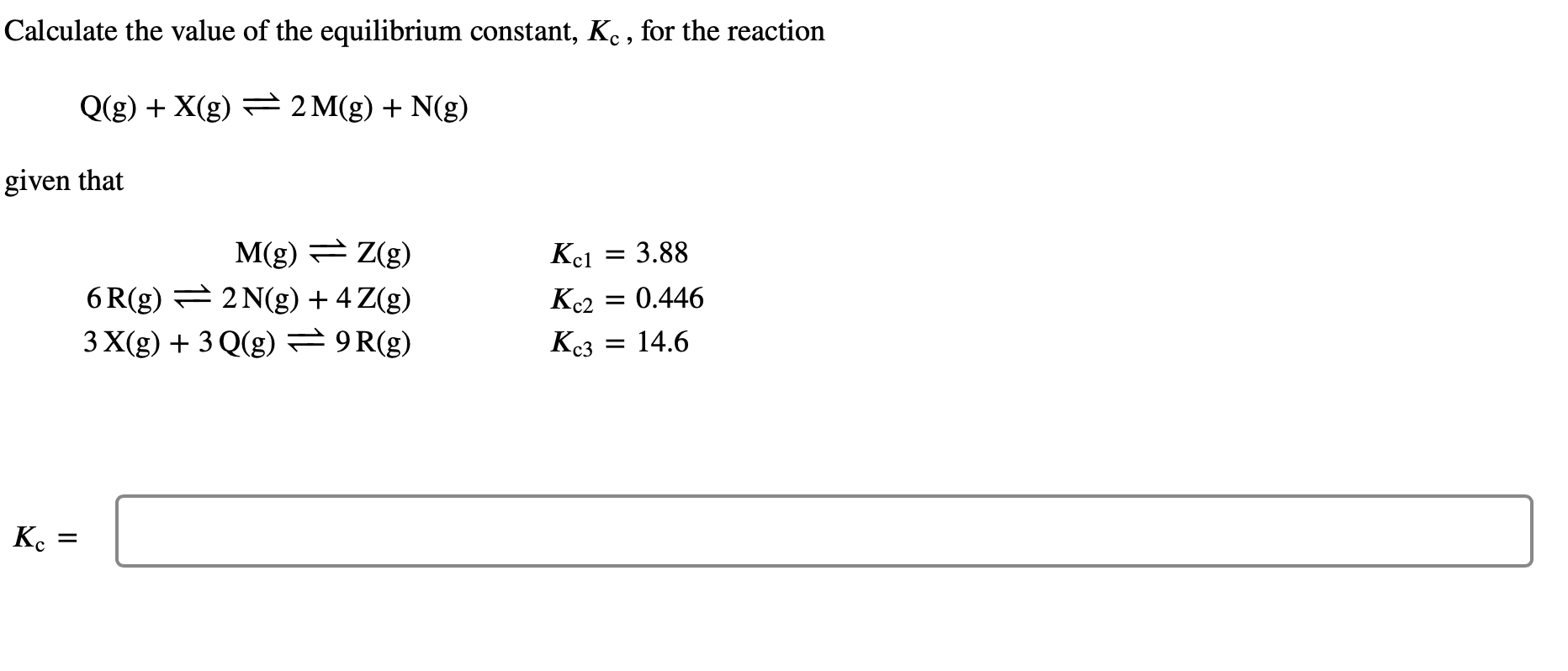 [solved] Calculate The Value Of The Equilibrium Constant C