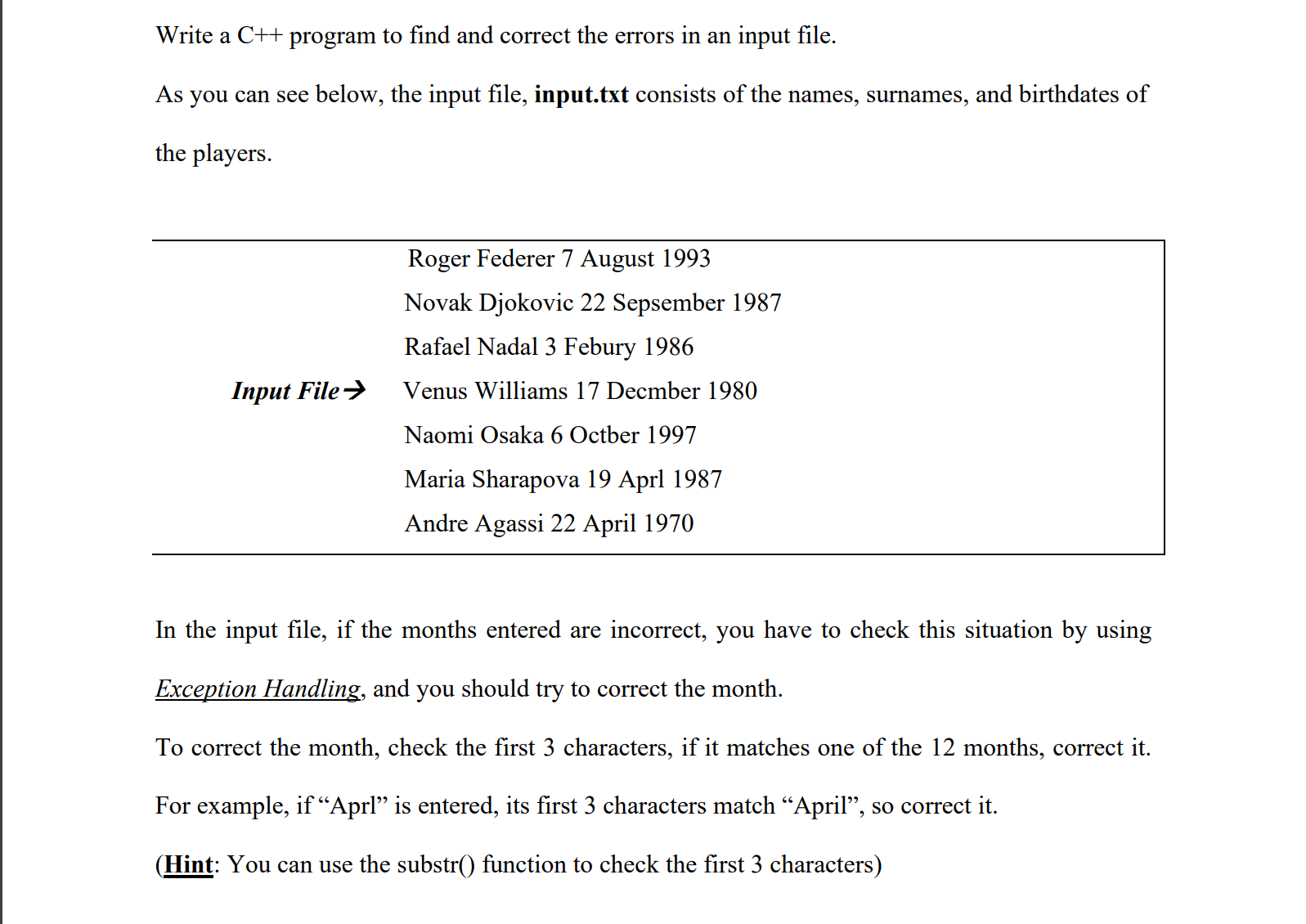 Solved Write a C++ program to find and correct the errors in | Chegg.com