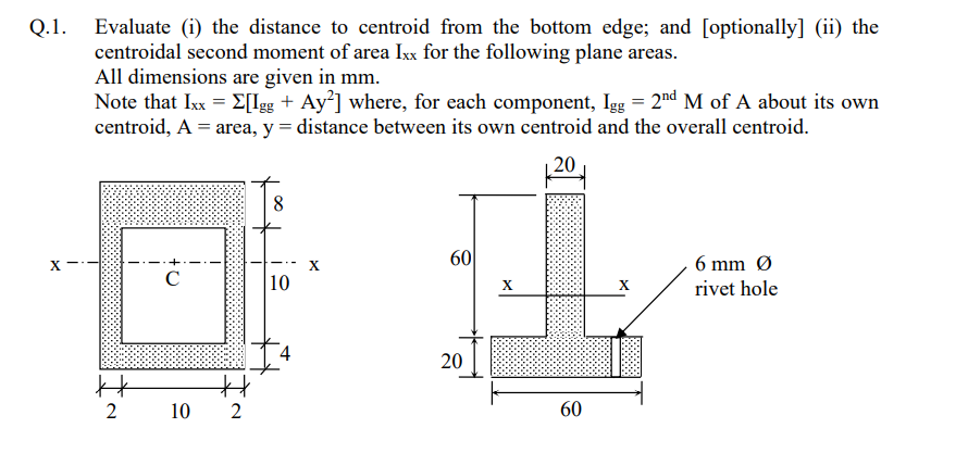 Solved 1. Evaluate (i) the distance to centroid from the | Chegg.com