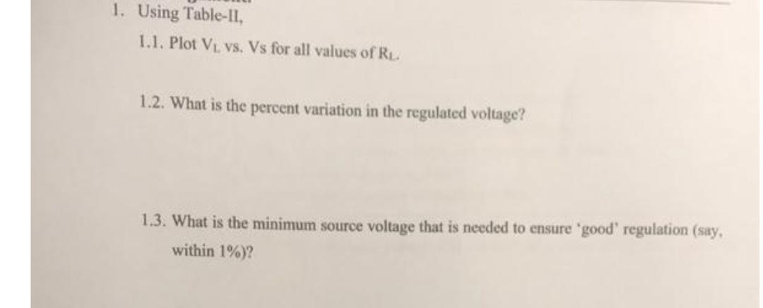Solved (2) Voltage Regulator Operations: Construct the | Chegg.com