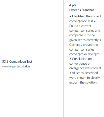 Solved Identify the appropriate convergence test for each | Chegg.com