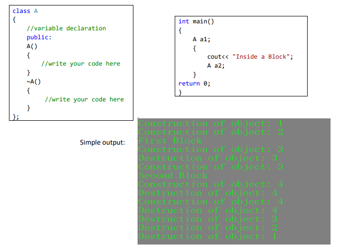 Solved Write a simple program where there are one | Chegg.com