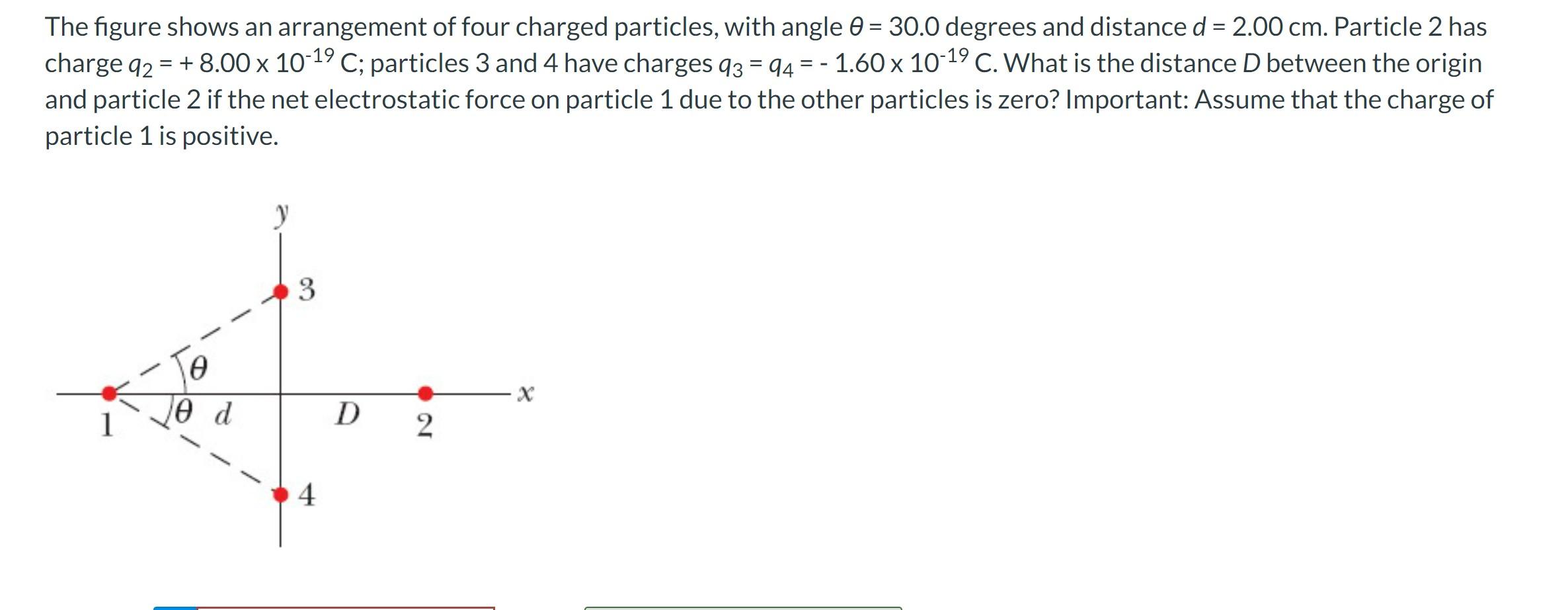 Solved The figure shows an arrangement of four charged | Chegg.com