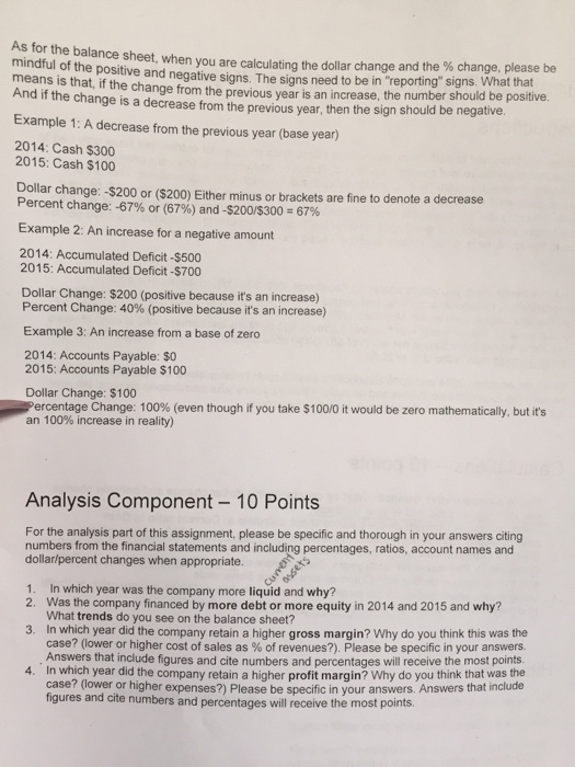Solved Financial Statement Analysis Project Instructions So | Chegg.com