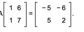 Solved Q11. Find a 2x2 matrix A for which A A = __ | Chegg.com