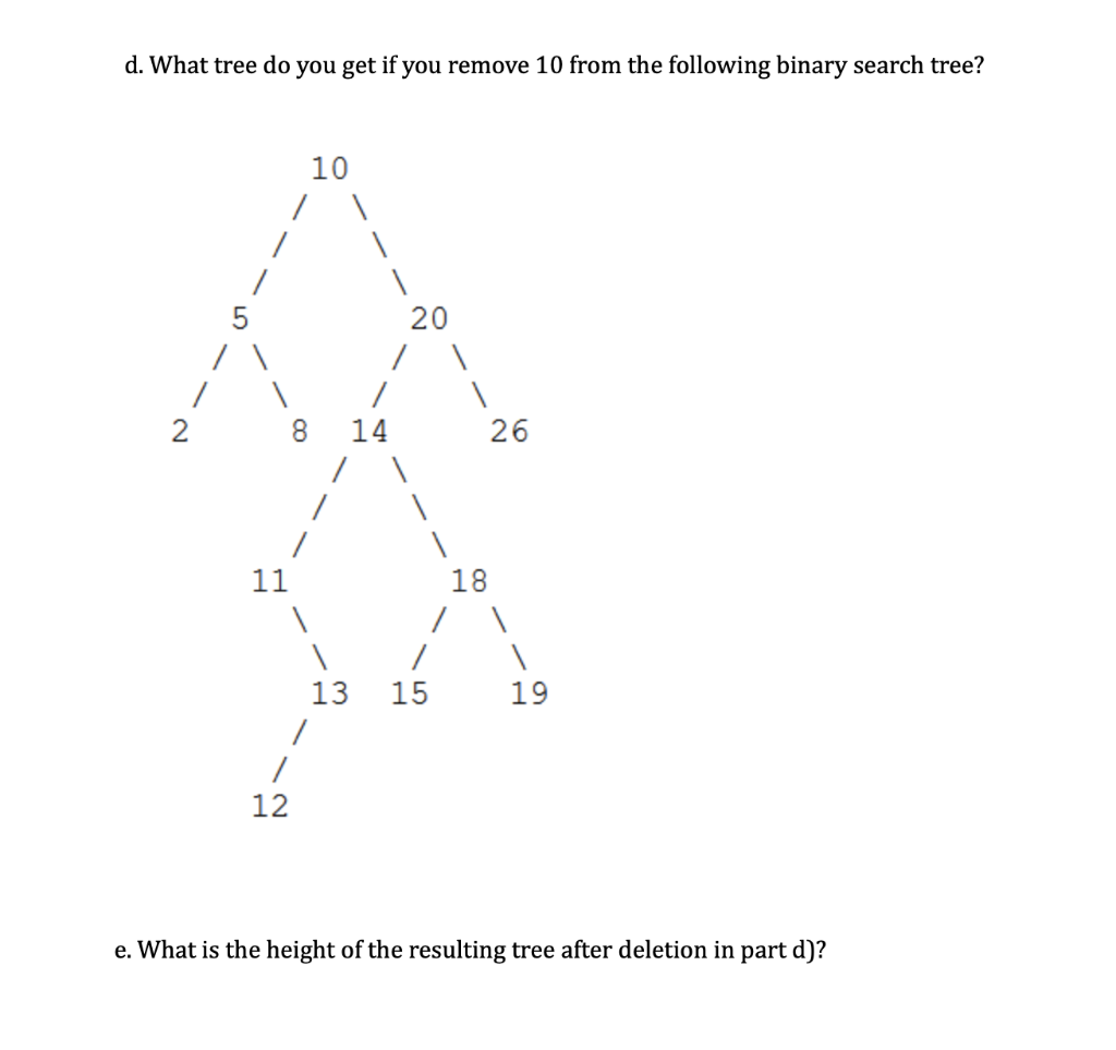 Solved 2 Binary Search Trees 15 Points Given The 