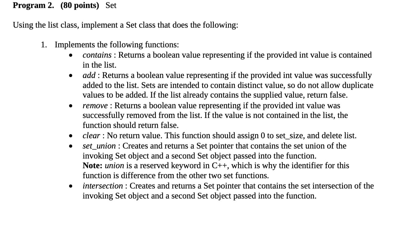 class List { private: ListNode* head; ListNode* | Chegg.com