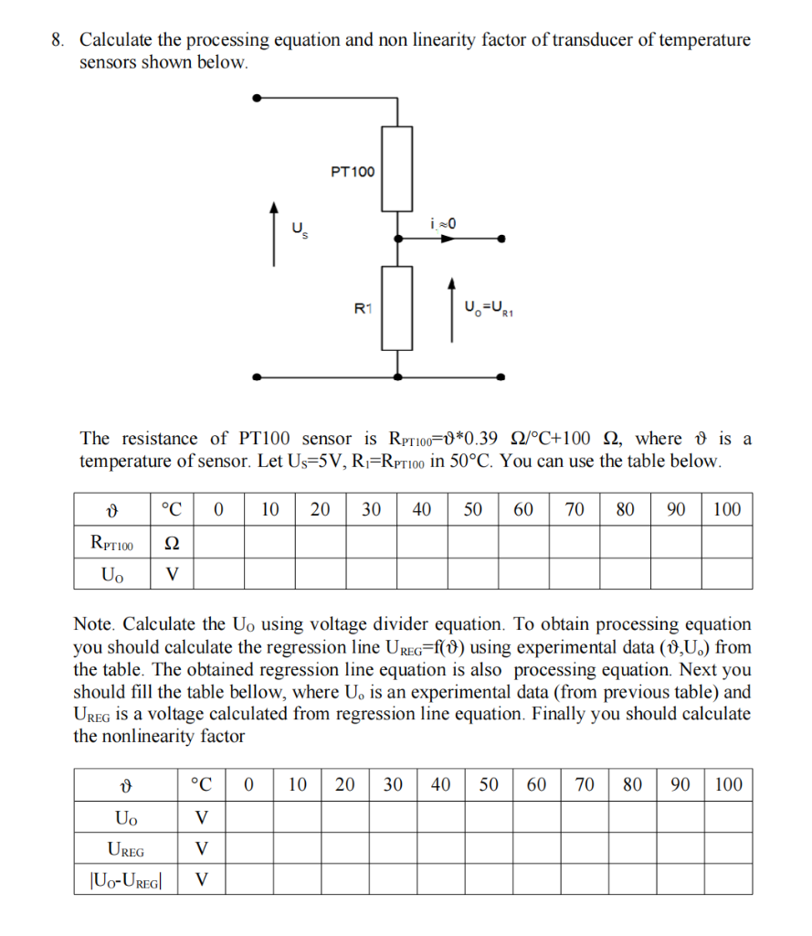 Solved 8. Calculate the processing equation and non | Chegg.com