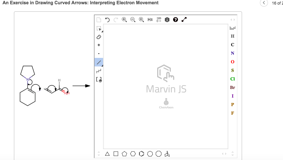 Solved An Exercise in Drawing Curved Arrows: Interpreting | Chegg.com