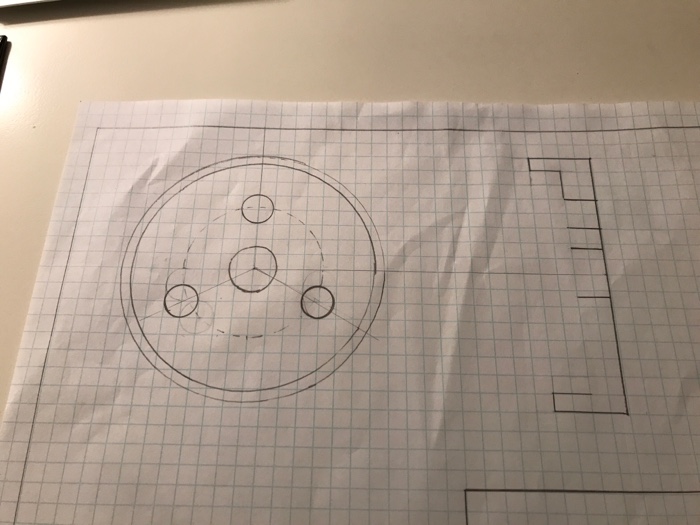 Solved How would I draw the half section view of this | Chegg.com