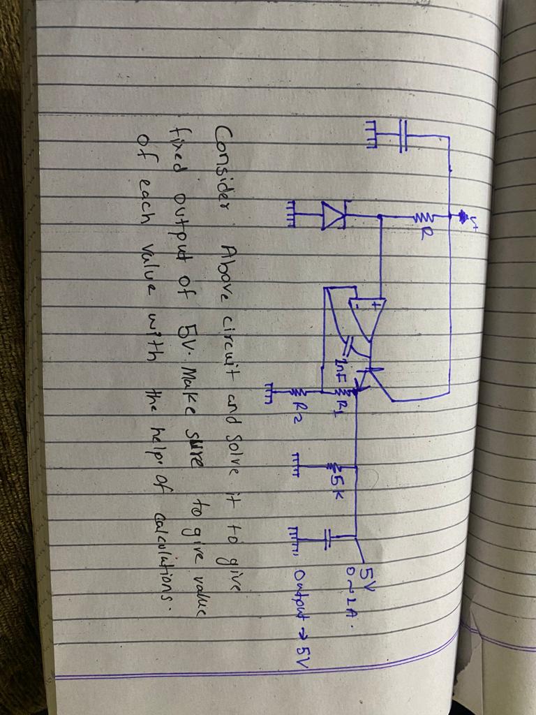 Consider Above circuit and solve it to give fixed | Chegg.com
