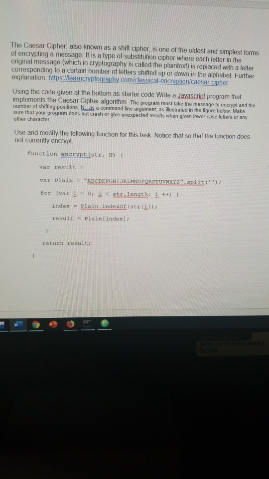 Solved The Caesar Cipher, also known as a shift cipher, is | Chegg.com