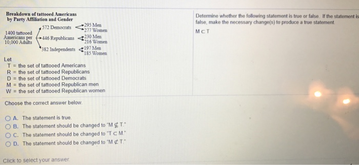 Solved Determine whether the following statement is true or | Chegg.com Solved Determine whether the following statement is true or | Chegg.com