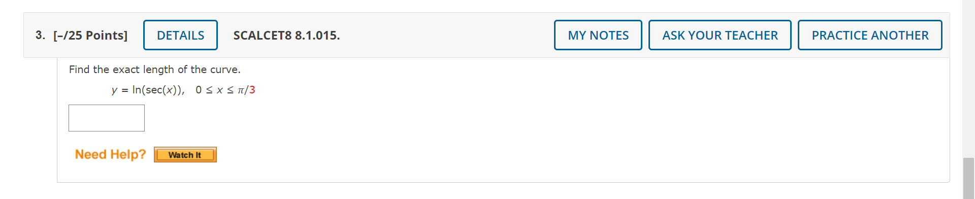 Solved Find the exact length of the curve. | Chegg.com