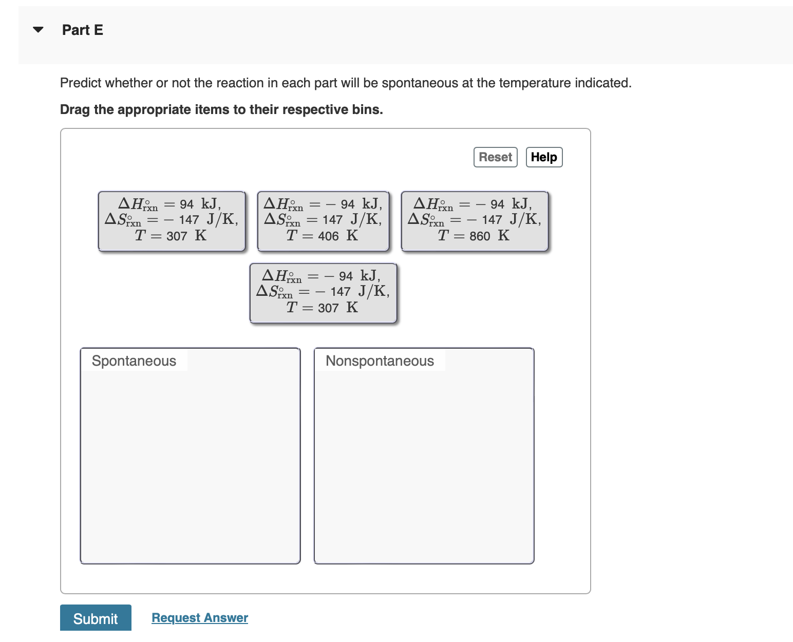 Solved Predict whether or not the reaction in each nart will | Chegg.com