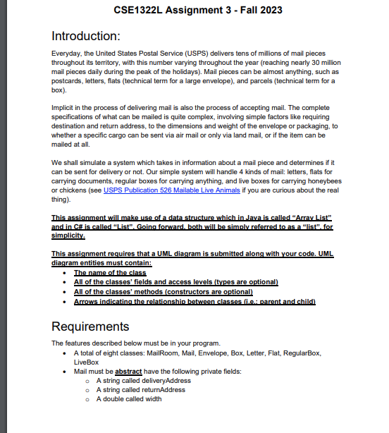 Solved - A double called length - An integer called id - A | Chegg.com