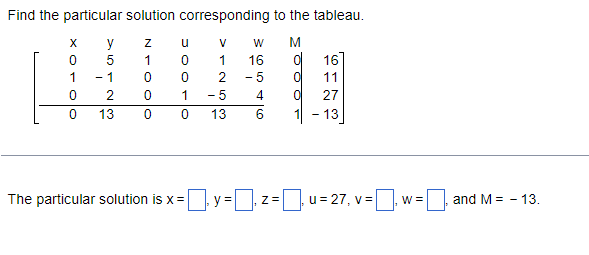 Solved Find the particular solution corresponding to the | Chegg.com