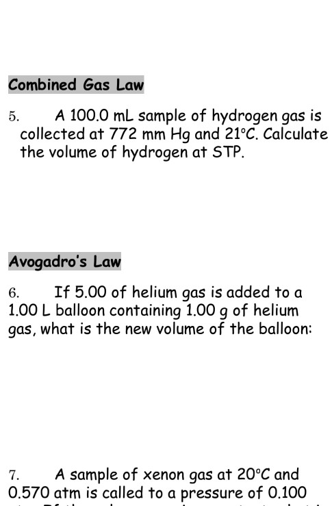 Solved Combined Gas Law 5 A 100 0 ML Sample Of Hydrogen Gas Chegg solved-combined-gas-law-5-a-100-0-ml-sample-of-hydrogen-gas-chegg